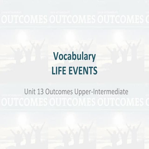 Vocabulary unit 13 | PPT
