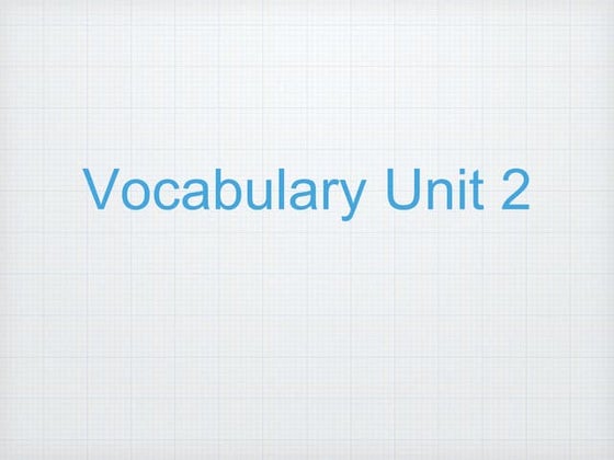 Middle School Math Common Core Vocabulary for Visual Arts | PPT
