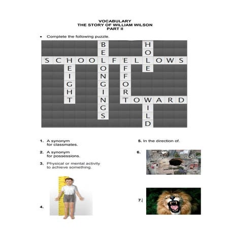 Vocabulary william part 2 | PDF