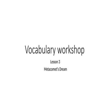 Vocabulary workshop l 3 people and their lands .pptx