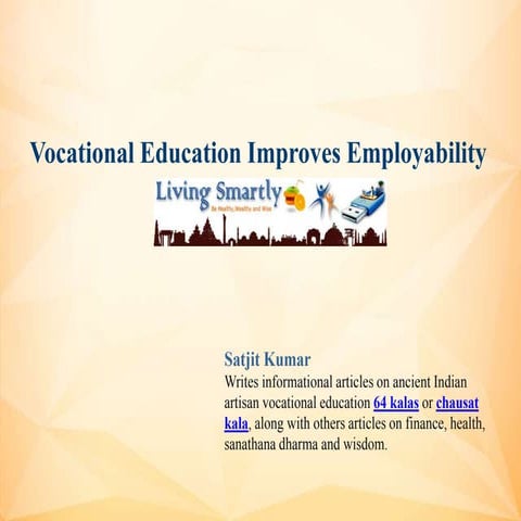 Vocational Education Improves Employability | PPTX