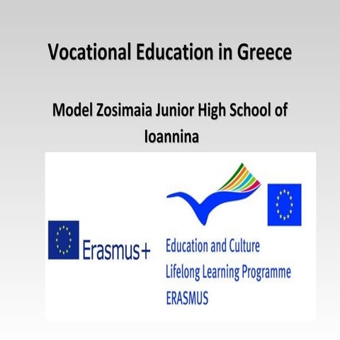 Vocational Education in Greece | PPT