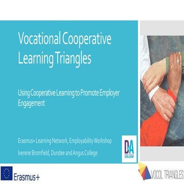 Vocational Cooperative Learning Triangles | PPTX