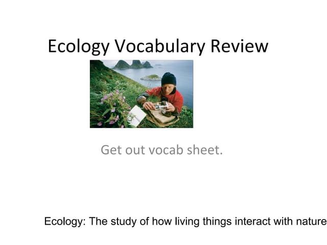 Interactions within ecosystems | PPT | Biological Sciences | Science