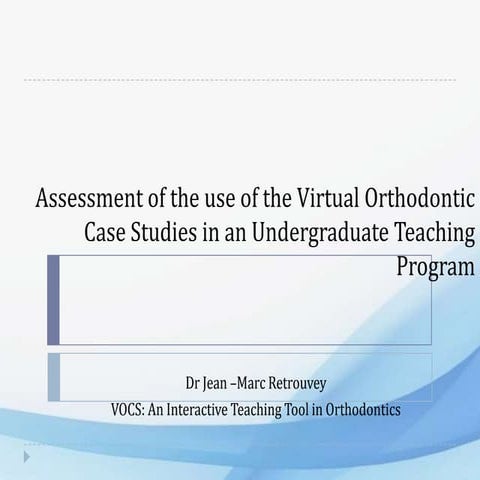 Virtual Orthodontic case study | PPT
