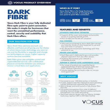 Dark Fibre for your Data Network | PDF
