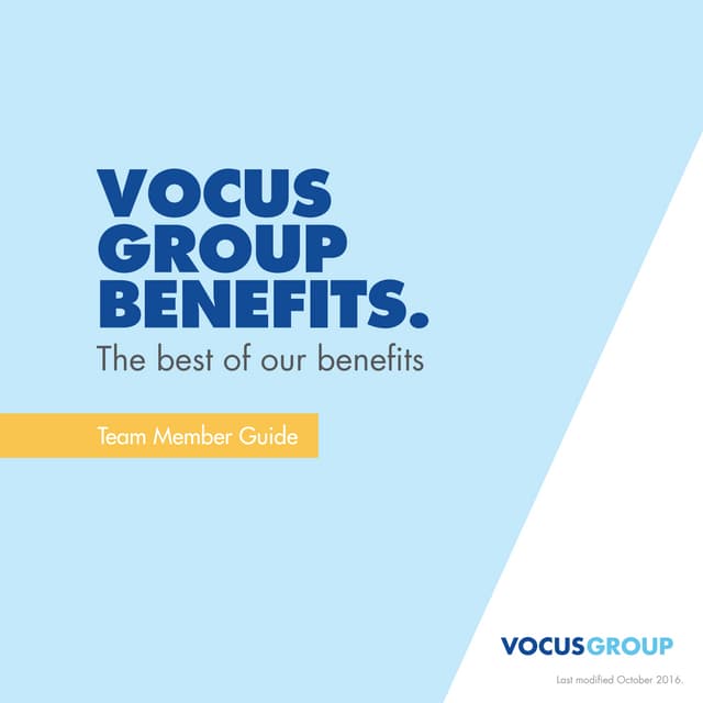 Vocus Group Benefits | PDF