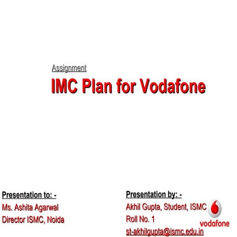 Vodafone India 1 | PPT