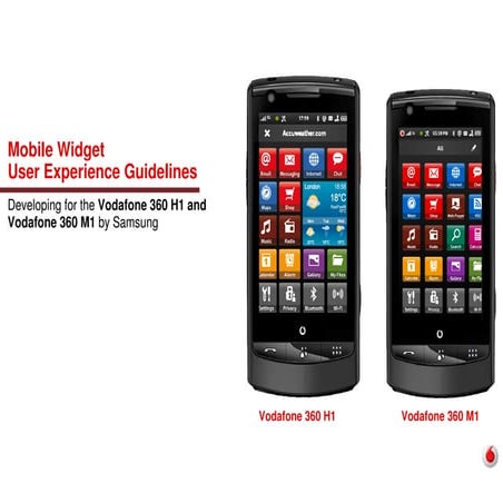 Vodafone 360 - User Experience Guidelines | PDF