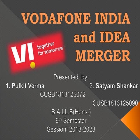 Case study on merger of Vodafone and Idea (VI).pptx