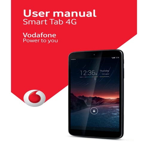 Vodafone Smart Tab 4G Manual / User Guide | PDF