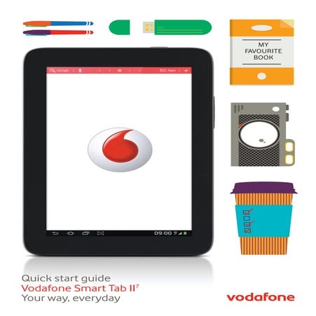 Vodafone Smart Tab II 7 Quick Start Guide | PDF