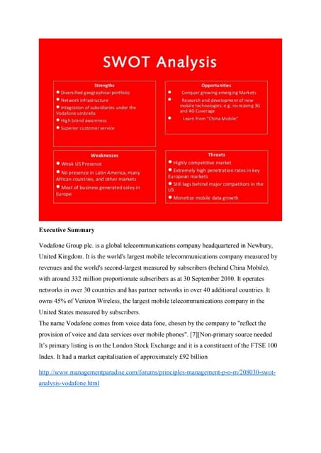 Vodafone presentation | PPT