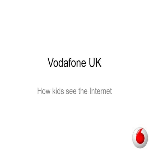 Vodafone UK: How kids see the Internet | PPTX