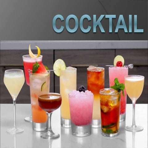 Vodka & whiskey based cocktail | PPTX