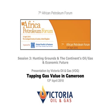 7th African Petroleum Conference Presentation - April 2010 | PDF