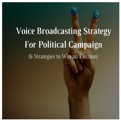 5 ways for political campaigns | PDF