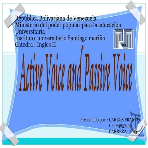 Passive Voice | PPT