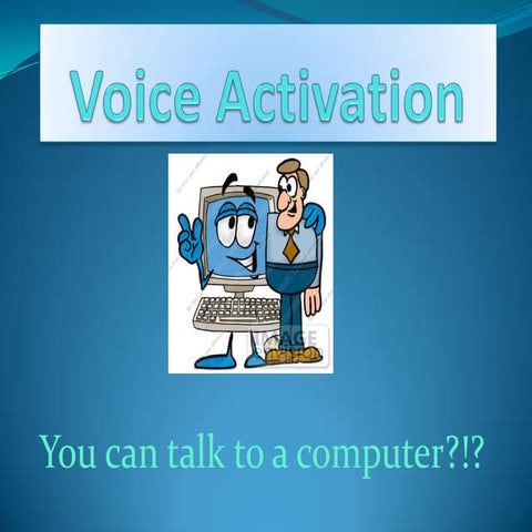 Voice activation laken | PPTX