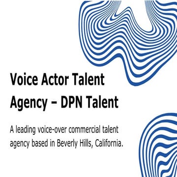 Voice Actor Talent Agency – DPN Talent | PDF