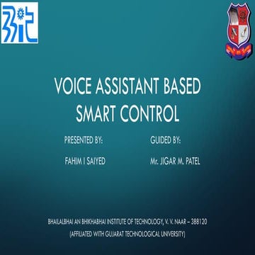 Voice Assistant Based Smart Control .pdf