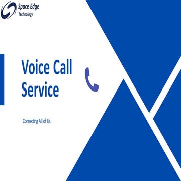 Automated Voice call service | PPTX