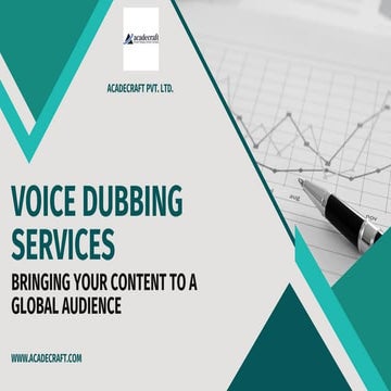 Voice Dubbing Services: Bringing Your Content to a Global Audience | PDF
