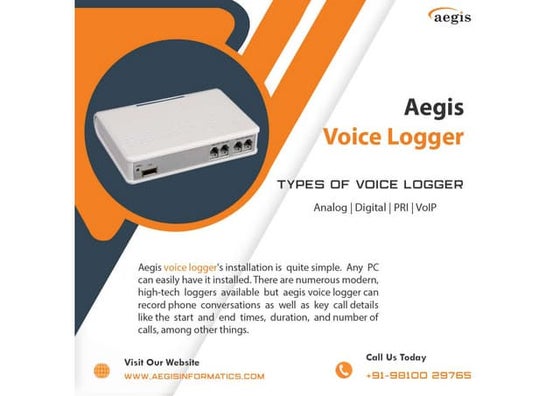 aegis voicelogger business profile | PDF