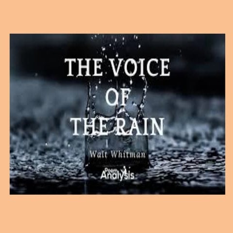 voice of the rain - ppt.pdf use this for getting 20 out of 20 | PDF