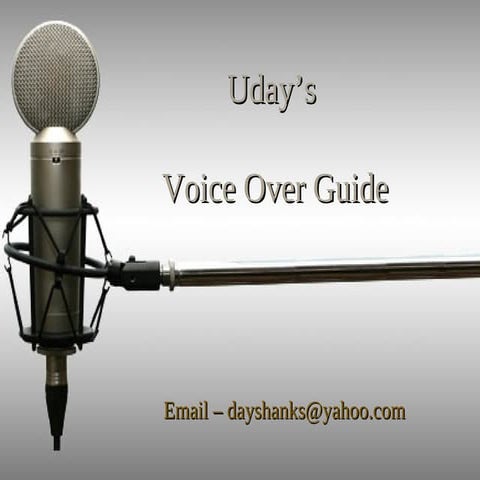Voice over Guide | PPT