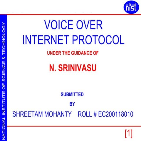 Voice over internet_protocol | PPT | Internet | Computing