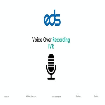Voice Over Recording Media Kit | PDF