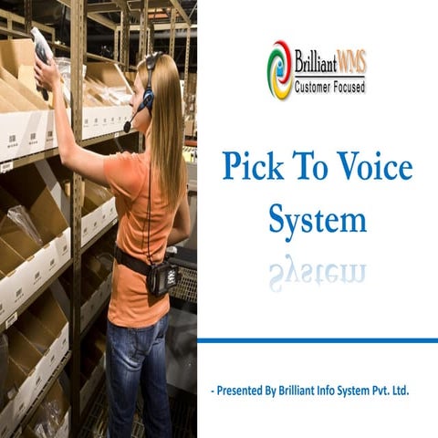 warehouse voice picking systems | voice wms | PPT