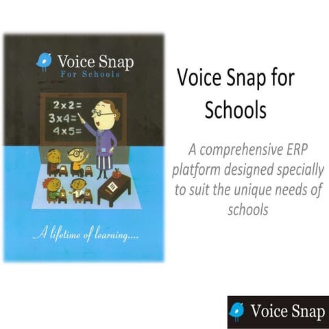 Voice Snap For Schools Erp | PPT