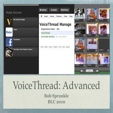 BLC 2010: VoiceThread: Advanced | PDF