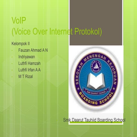 VoIP (Voice Over Internet Protocol) | PPTX