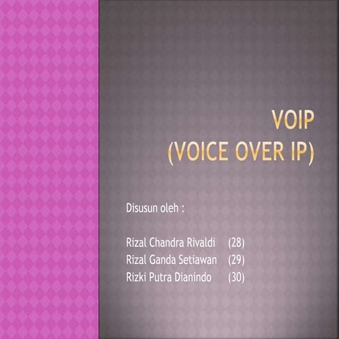 Tugas Kelompok 4 VoIP | PPTX