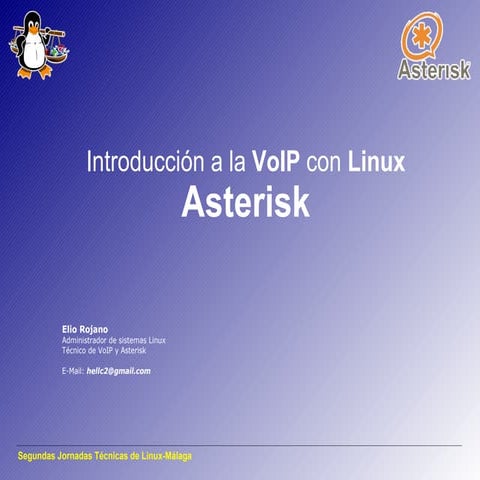 Introducción a la VoIP con Asterisk | PDF