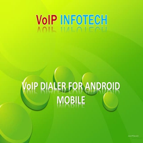 Calling card dialer for android | PPTX