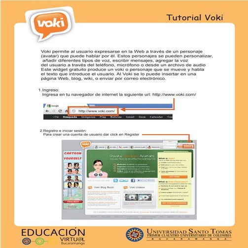 Instructivo para hacer un avatar en "voki" | PPS