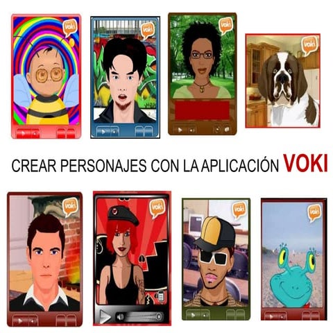 CÓMO CREAR PERSONAJES CON LA APLICACIÓN VOKI | PPTX