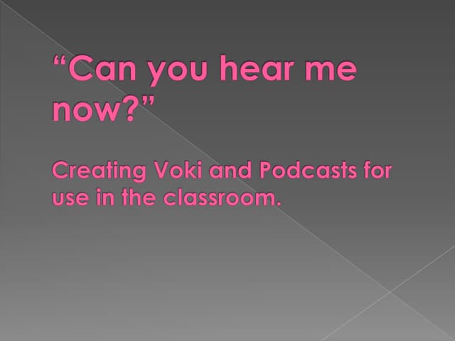 Voki (2) | PPTX | Web Development | Internet