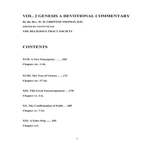 Vol. 2 genesis a devotional commentary | PDF | Christianity | Religion ...