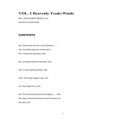 Vol. 2 heavenly trade winds | PDF