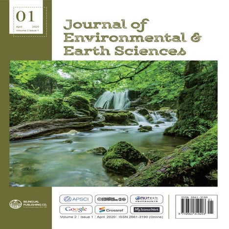 Journal of Environmental & Earth Sciences | Vol.2, Iss.1 April 2020 ...
