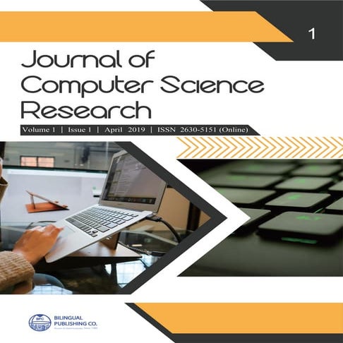 Journal of Computer Science Research | Vol.1, Iss.1 | PDF
