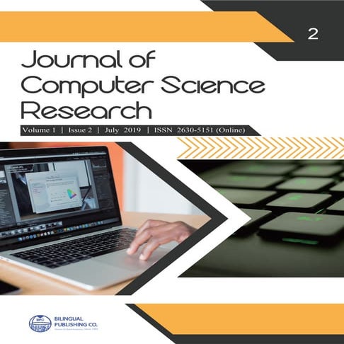 Journal of Computer Science Research | Vol.1, Iss.2 | PDF