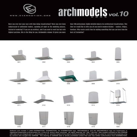 Evermotion Archmodels Vol1 | PDF