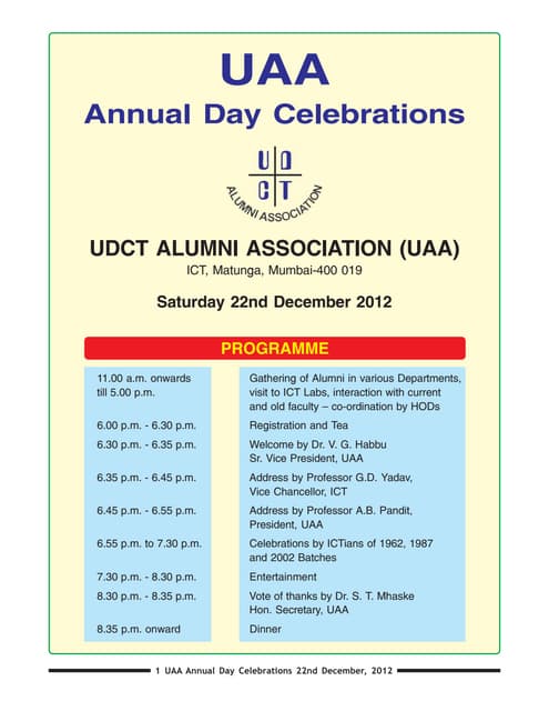 Reflecting on an Incredible Experience @ 12th UTU Convocation | PDF