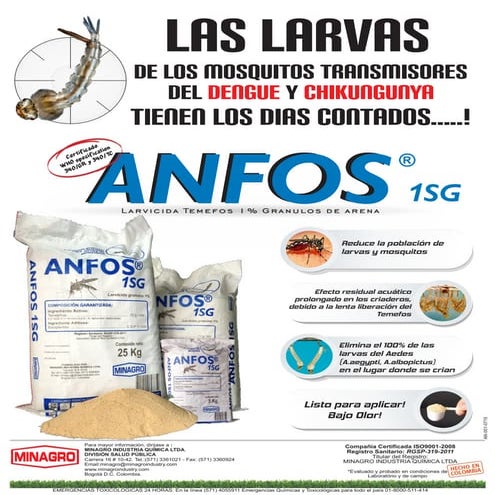 Larvicida Granular Temephos Anfos 1SG | PDF